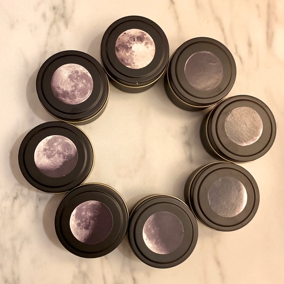 Chandler’s Candles | Accents | Moon Phases 8 Candle Set In Tins | Poshmark